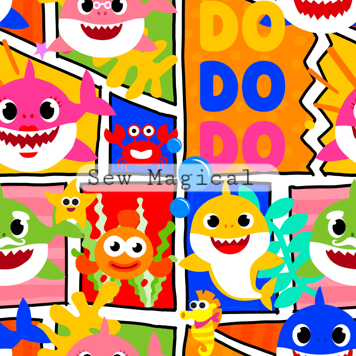 Baby Shark Comic – Sew Magical Minky Boutique